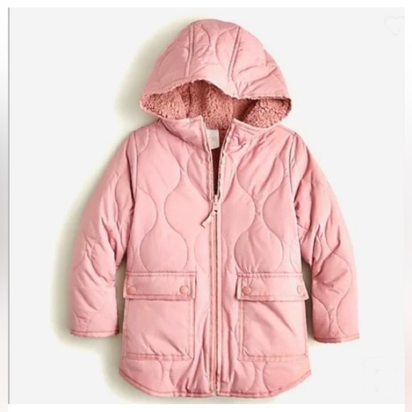 Crewcuts | Jackets & Coats | New Crewcuts Kids Sherpa Faux Fur Puffer Jacket Reversible ...